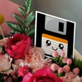 3drose, Kawaii Cute Happy Floppy Disk - Retro Computers - Japanese ...