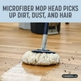 Spin Mop System with Extra Mop Head Refill - Two-Bucket Design with ...