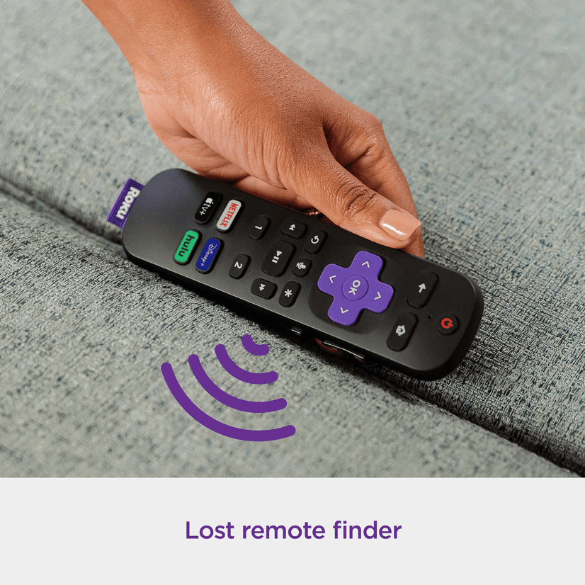 Buy Roku Voice Remote Pro, Rechargeable with TV Controls, Lost Remote ...