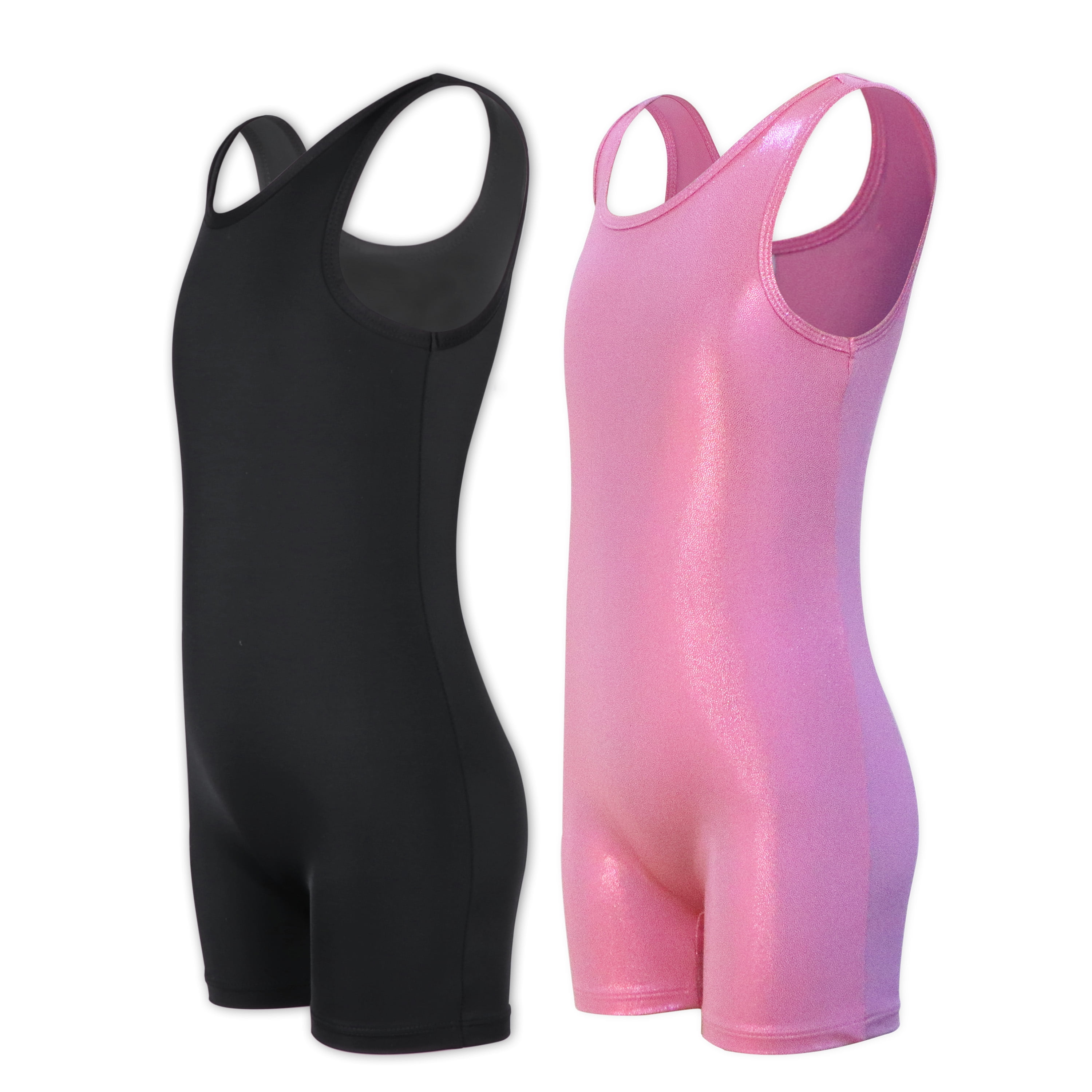 Yuyuekeji Pack of 2, Pretty Ballet Gymnastics Leotards for Little Girls ...