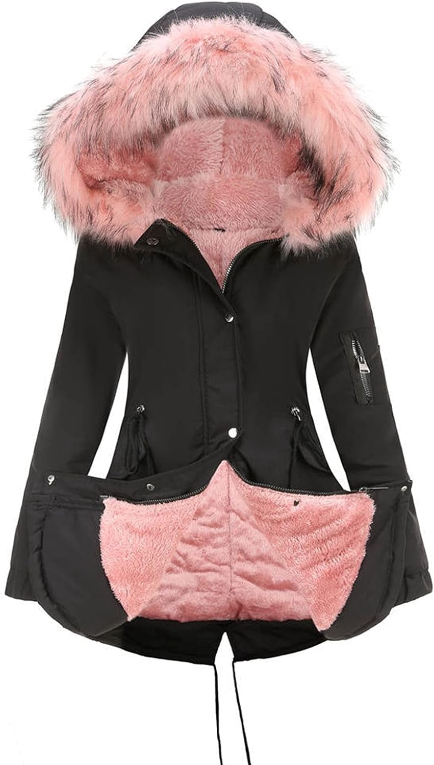 Túnica Puffer Jacket Lady Winter Beach Bonita Manga Larga Slim Fit ...