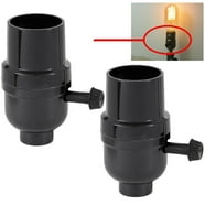 1pc 2 Terminal Turn Knob Lamp Socket Interior Wiring Bottom Light Bulb ...