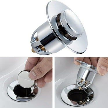 Mer-Maid Drain Magic, Universal Sink Stopper and Bathroom Plug, Instant ...