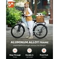 Viribus 26" DuoSense Electric City Bike 500W Dual Hall Sensors 7 Speed ...