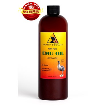 EMU OIL AUSTRALIAN ORGANIC TRIPLE REFINED 100% PURE 1 OZ in GLASS ...