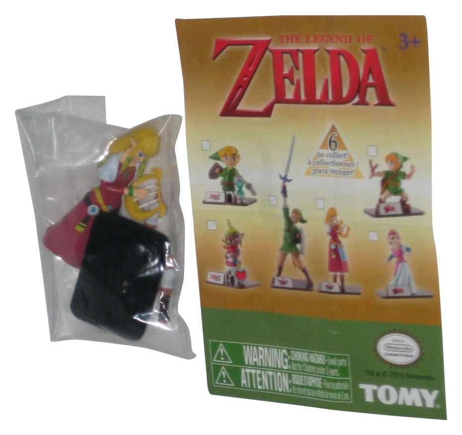 Nintendo Legend of Zelda (2015) Tomy Princess Zelda Mini Figure w/ Harp ...