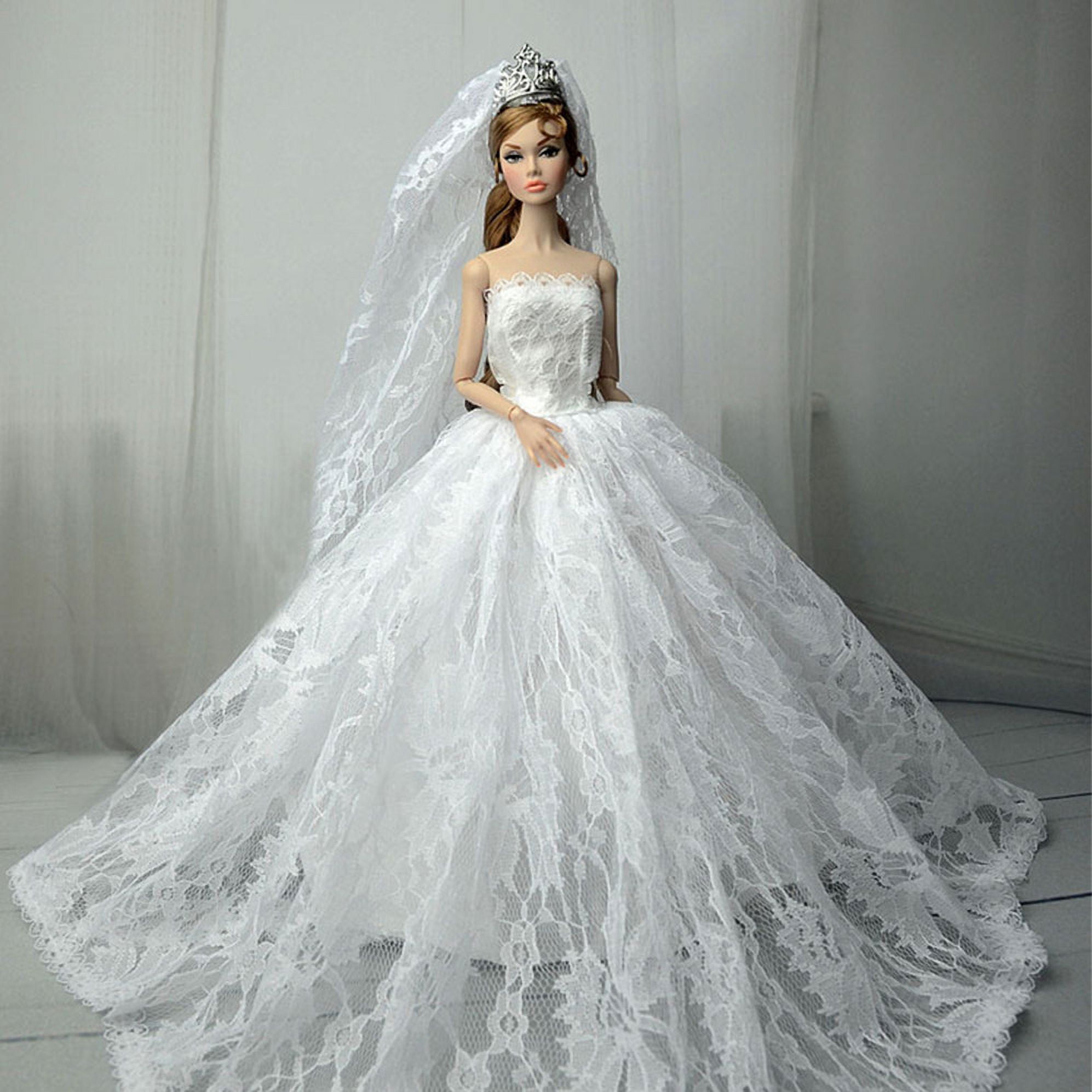 Weeding Fashion A outsuit for 30cm BJD Barbie Blyth 1/6 MH CD FR SD ...