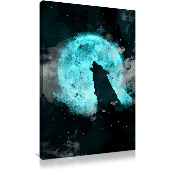 Wolf Paintings Canvas