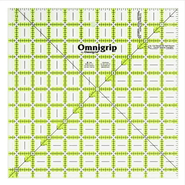Omnigrid 8" Right Triangle Ruler, Quarter-Square Triangle Quilter's ...