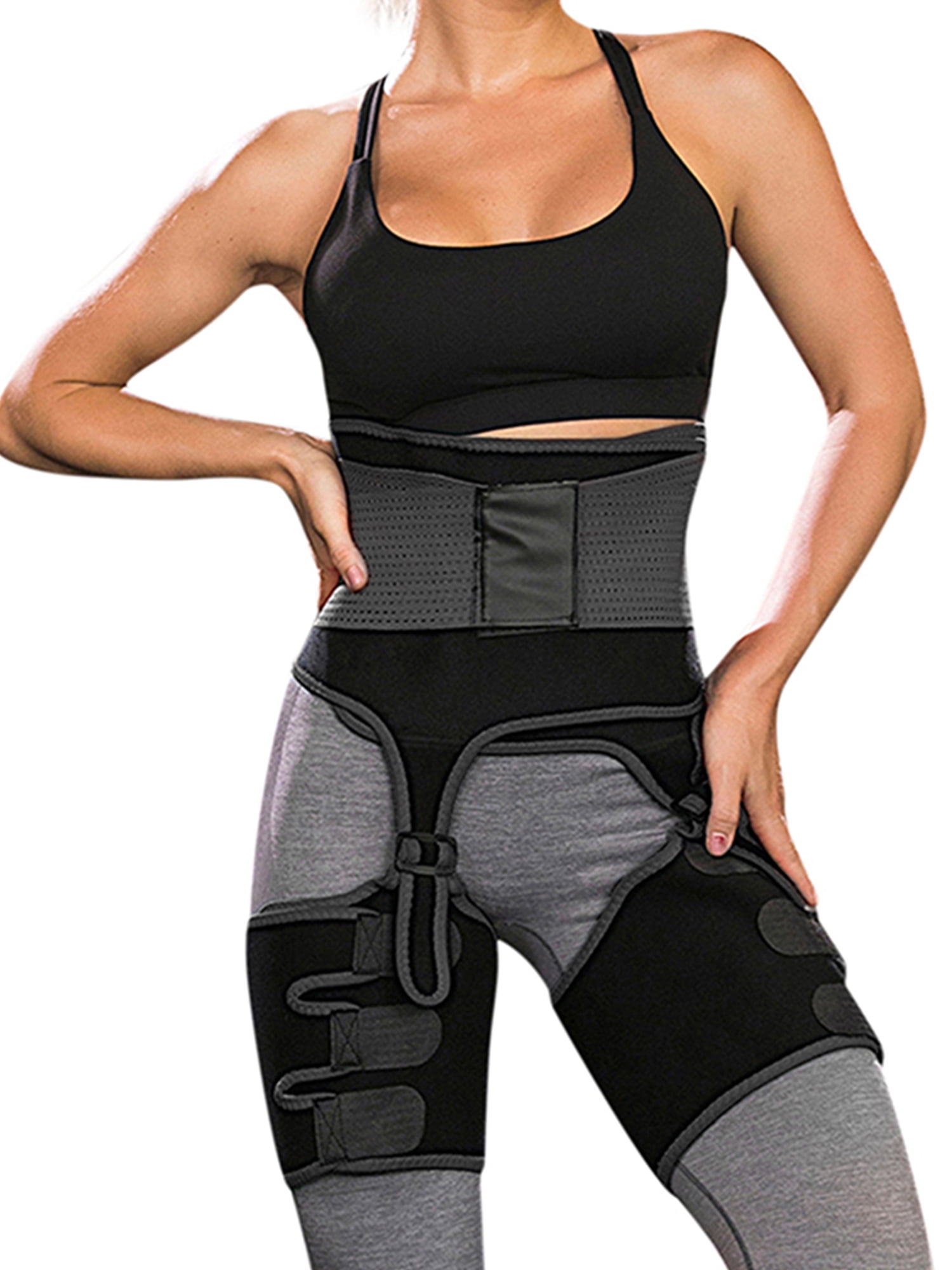 FUTATA Women Waist Thigh Trainer High Waist Body Shaper Thigh Trimmers ...