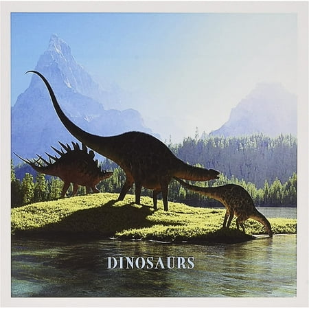 When Dinosaurs Roamed The Earth - Greeting , 6 x 6 inches, single (gc ...