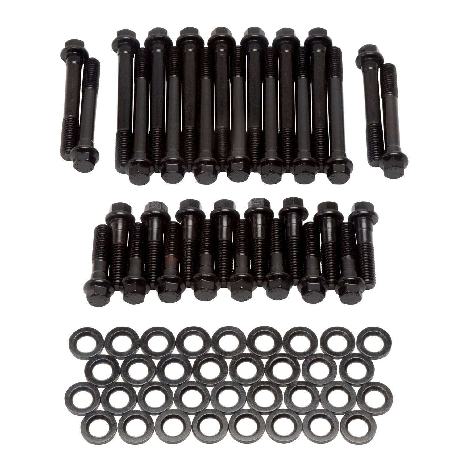 Edelbrock 85502 E-Series Steel Cylinder Head Bolt Kit Chevy Small Block ...