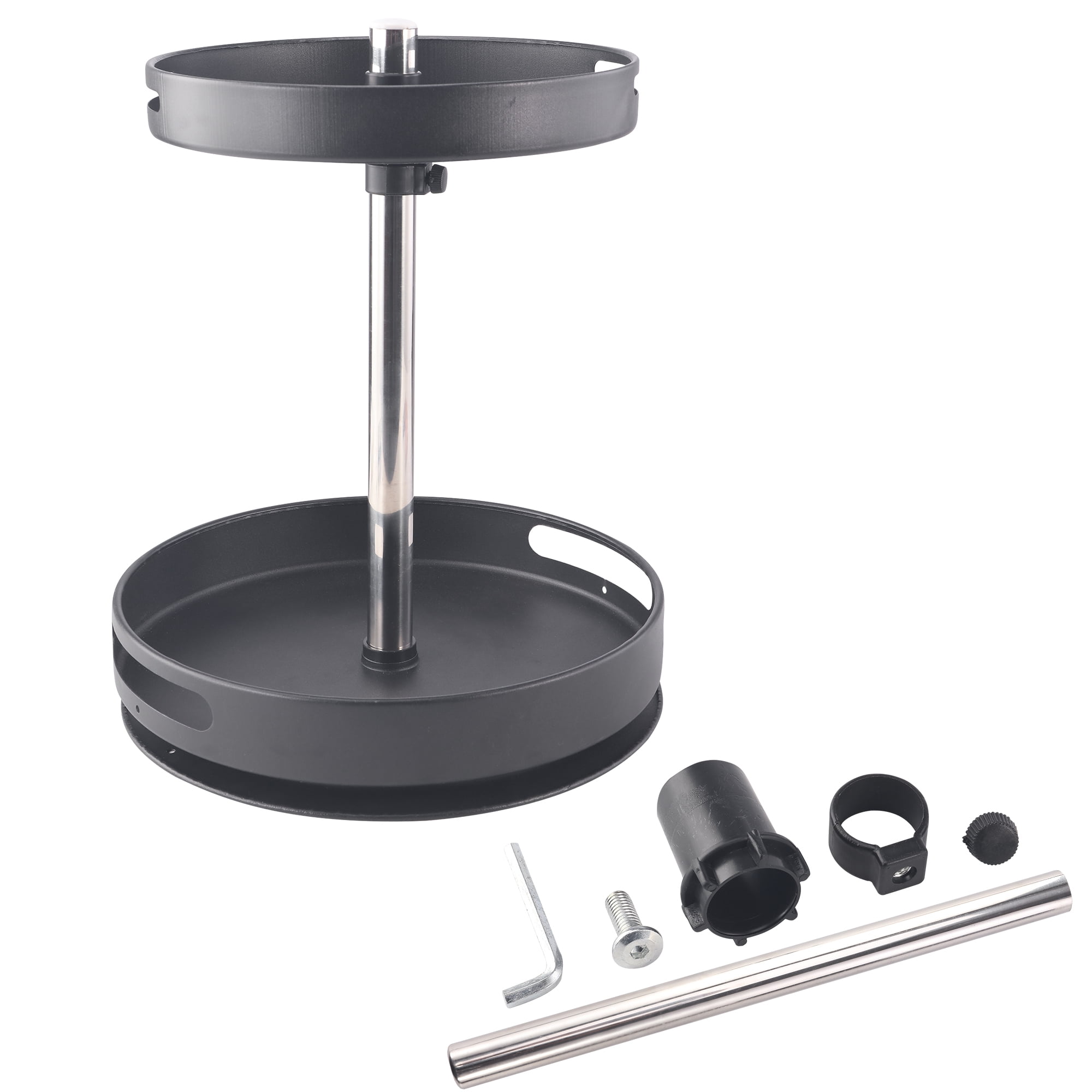 2 Tier Revolving Spice Rack, Spinning Spice Storage Rack, Rotating ...