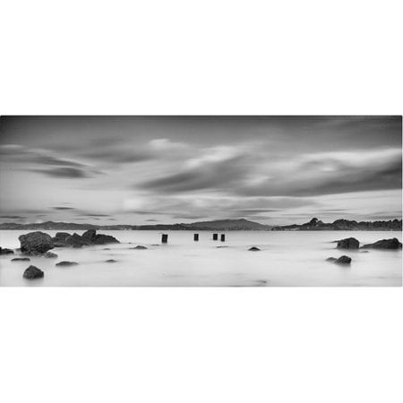 "Four Pilings and Mount Tam" Canvas Wall Art by Ge | Walmart Canada