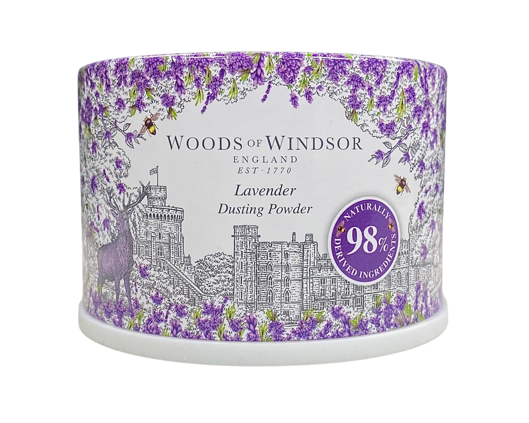 Woods of Windsor Lavender Body Dusting Powder With Puff, 3.5 Oz ...