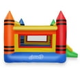 Cloud 9 Kids Fun Mini Crayon Bouncy Jumper - Inflatable Bounce House ...