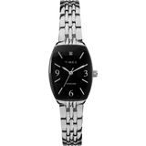 Timex Women's Meriden 21mm Watch – Silver-Tone Gold-Tone with Black ...
