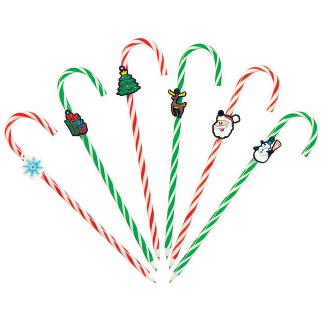 Christmas Candy Cane Pen - Pack of 24 - Walmart.com