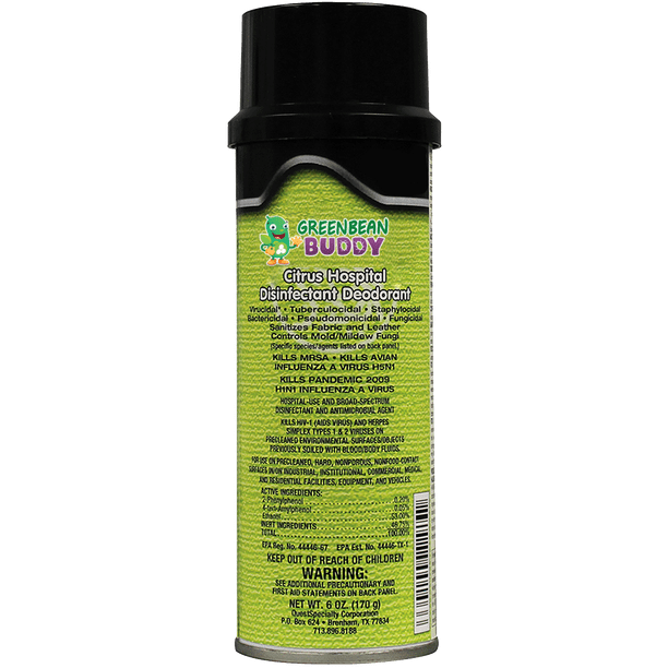 Green Bean Buddy Hospital Grade Disinfectant and Influenza Spray with ...