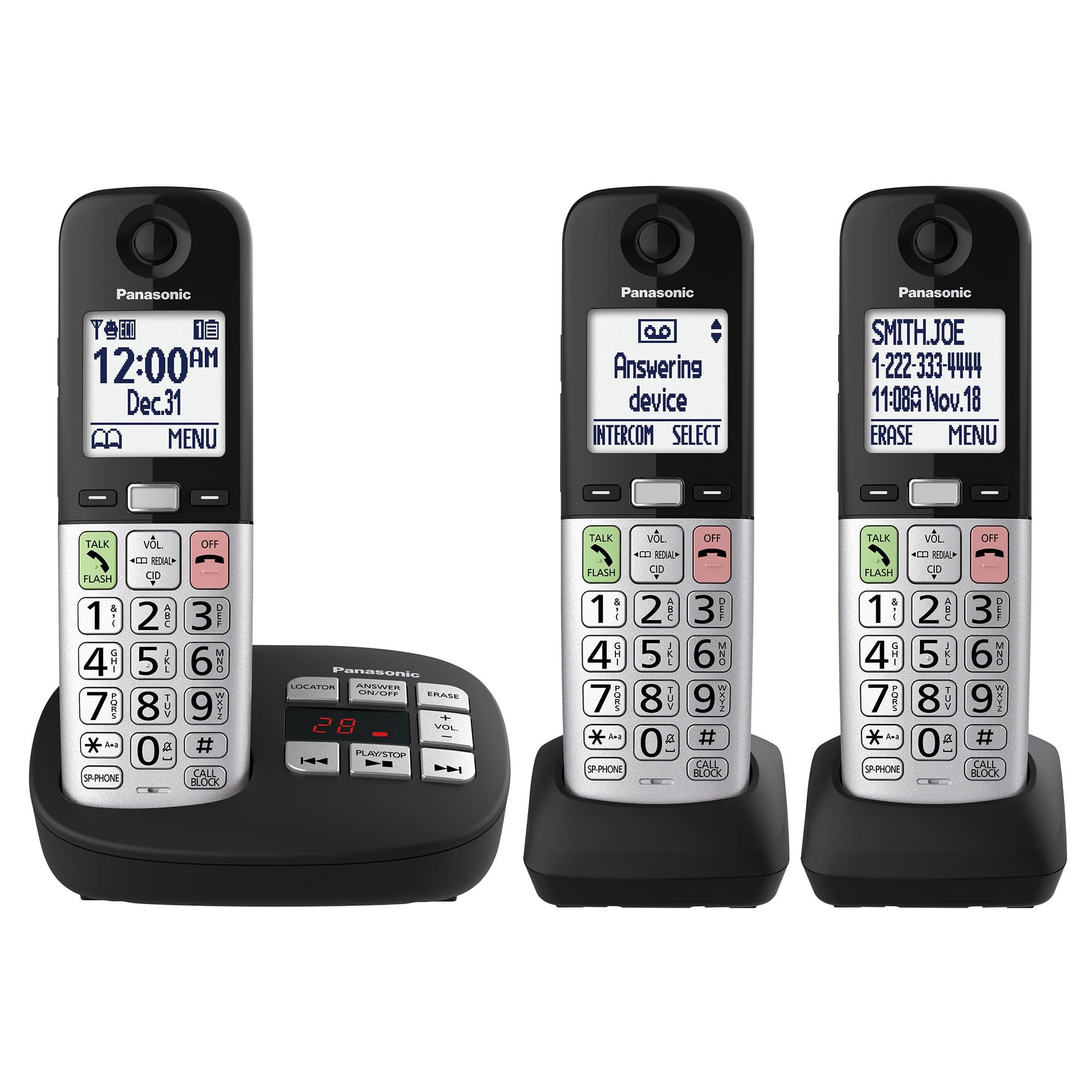Click here for Panasonic Cordless Phone  Easy To Use With Large D... prices
