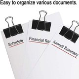Heavy Duty XL Extra Large Binder Clips, 2 inch Jumbo, 24 Pack, Big ...