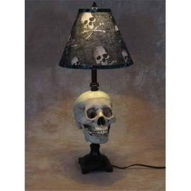 Devil Skull desk lamp with bone shade - Walmart.com