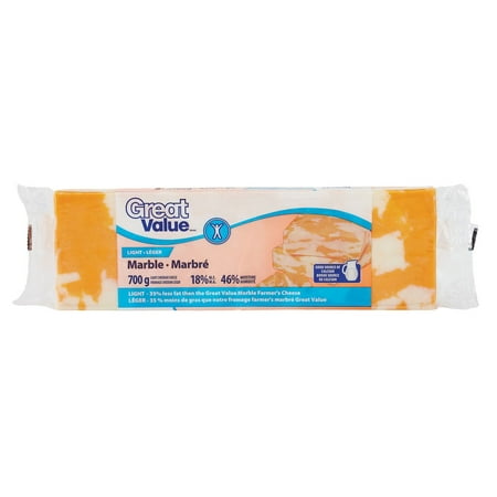Great Value Light Marble Cheese Block - Walmart.ca