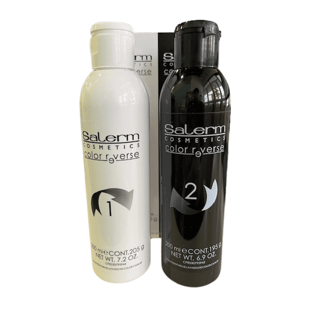 Kit eliminador de color Salerm Color Reverse para el cabello | Walmart ...