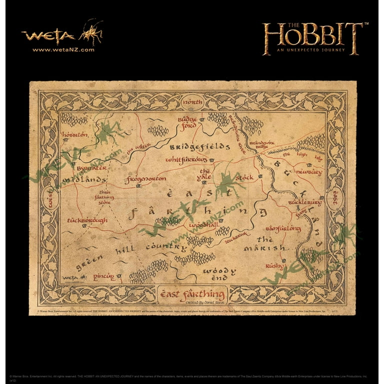 Hobbit Shire Map