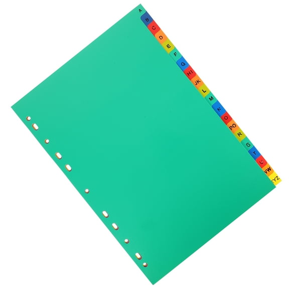 BAZIC Binder Dividers Canary Paper w/ 8 Insertable Color Tabs, 11 Hole ...