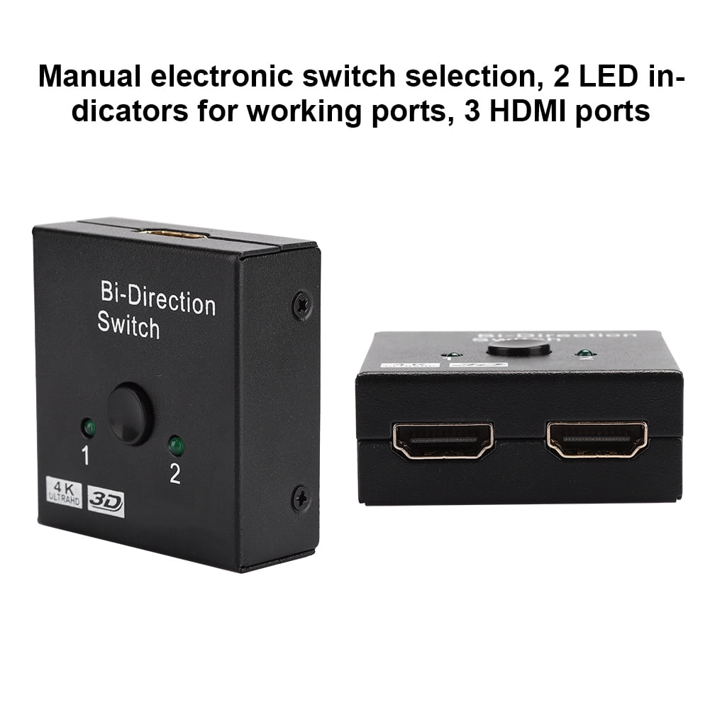 Video Singal Distributor, 2pcs LED Indicator High Definition Multimedia ...