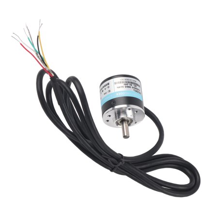 Encoder,Photoelectric Encoder ABZ 3‑Phase Solid Shaft Encoder Rotary ...