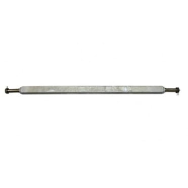 Tie Down 2 in. Galvanized Square Trailer Axle - 2,000 lbs, 1.16 in ...