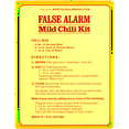 Wick Fowler's False Alarm Chili Kit, 2.8Oz. - Walmart.com