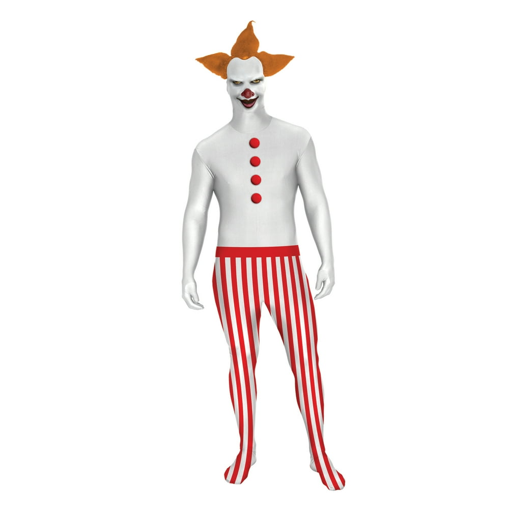Men Clown Monster Bodysuit Large Halloween Dress Up Role Play Costume