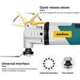 Multi Tool Saw, Electric Oscillating Saw with 43PCS Accessories ...