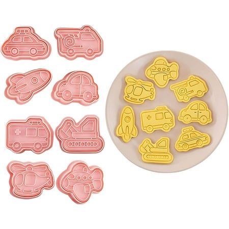 Vehicle Biscuit Cutters | Car Cookie Cutters and Stamper | Embossing ...