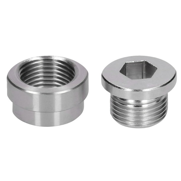Thread Plug Welding Nut Hex Socket Plug Oxygen Sensor Accessories ...