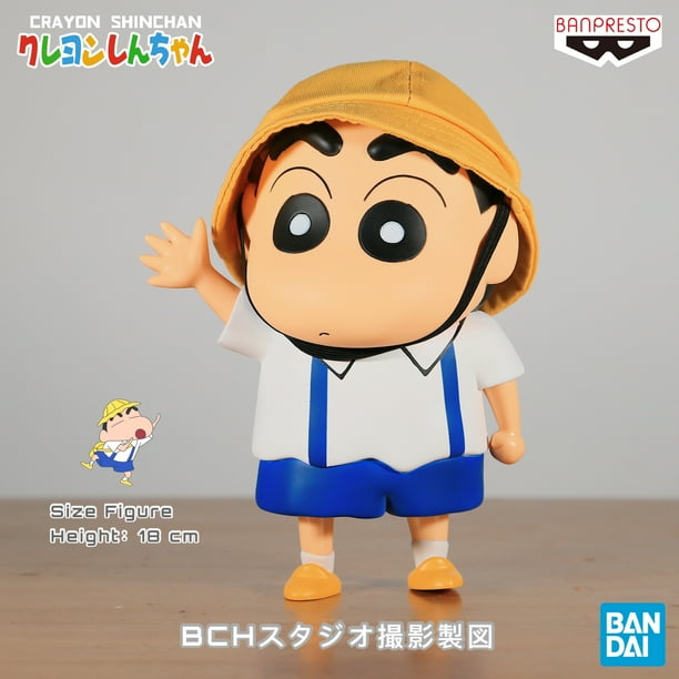 18cm Genuine Japan Bandai Backstrap School Crayon Shin-Chan Color Anime ...