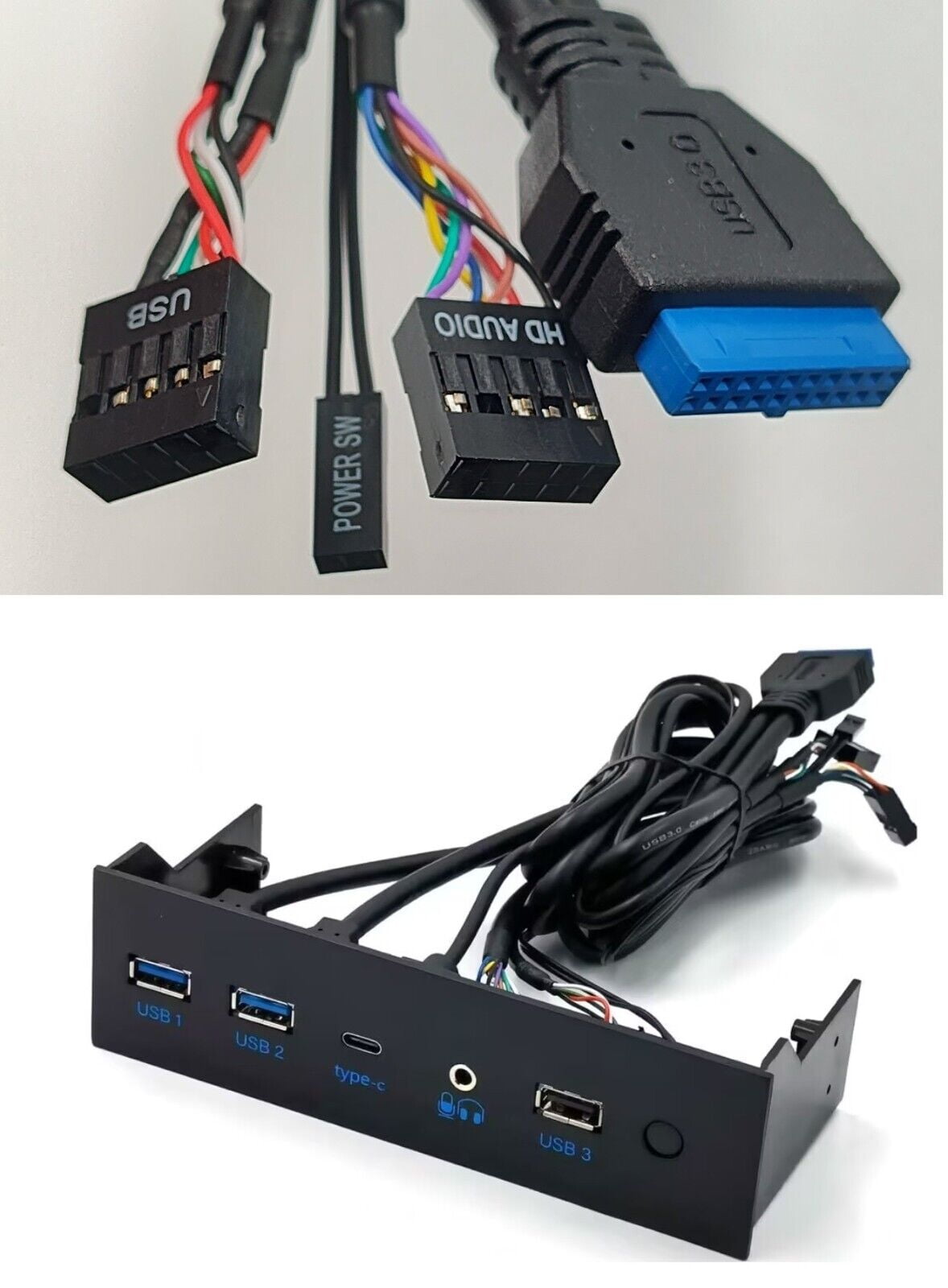 Motherboard ATX CASE Desktop Computer PC Case Power Switch On/Off IO ...