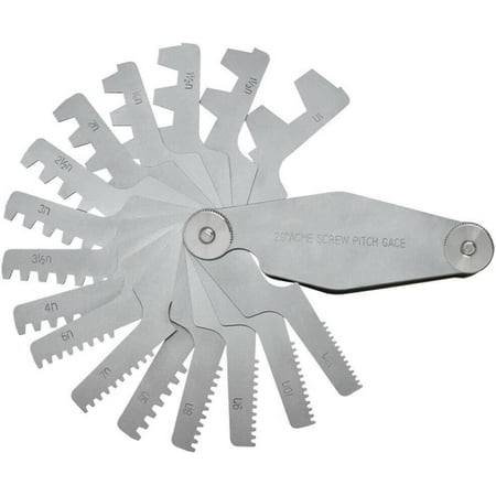 29 Degree Acme Screw Pitch Gauge Stainless Steel Thread Pitch Measuring ...