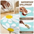 ARTSLION Elastic Tablecloth For Round Tables, Waterproof Tablecover For ...