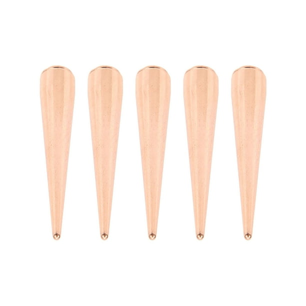 Punk Cone Spikes Studs, Punk Style 10x55mm Punk Cone Spikes Metal Plating Rose Gold For Dog ...