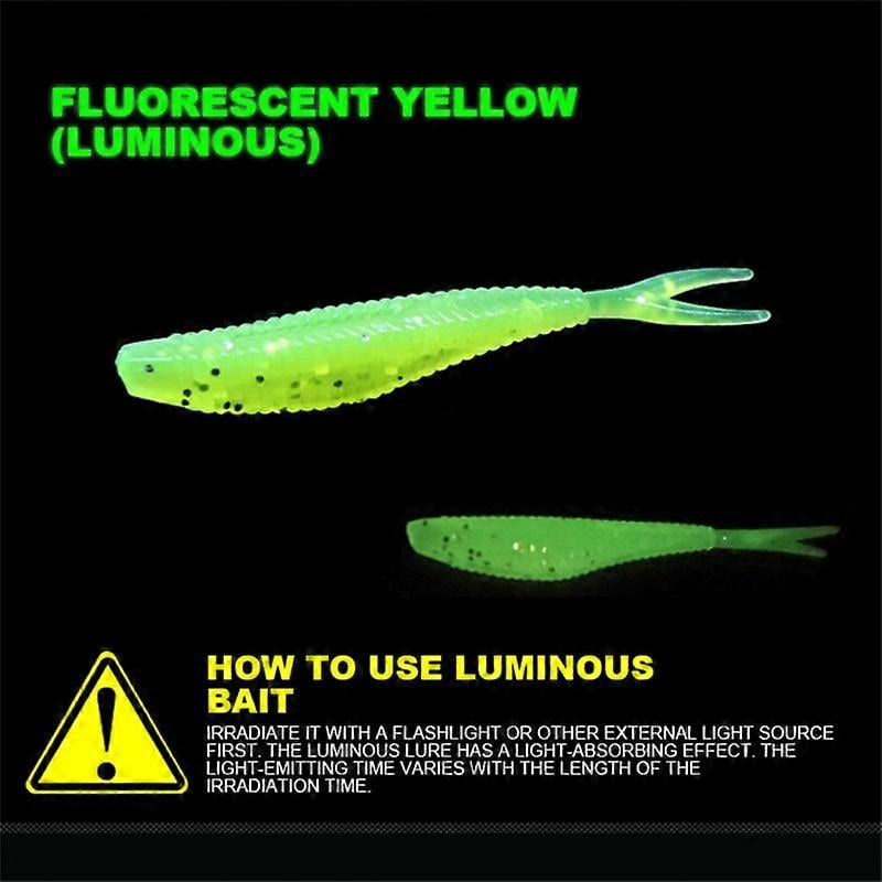 Iron Plate Luminous Bait Slow Shake Lead Fish Hard Bait Fluorescence ...