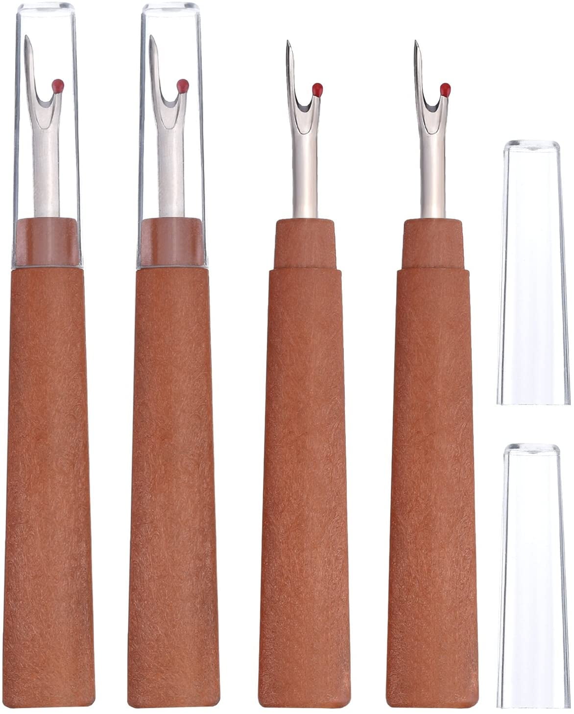 4 Pack Seam Ripper Handy Thread Cutter Stitch Ripper Sewing Tools for ...