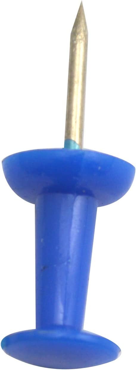 Plastic Head Map Pin Push Pin Tacks Deep Blue Pack of 300 - Walmart.com