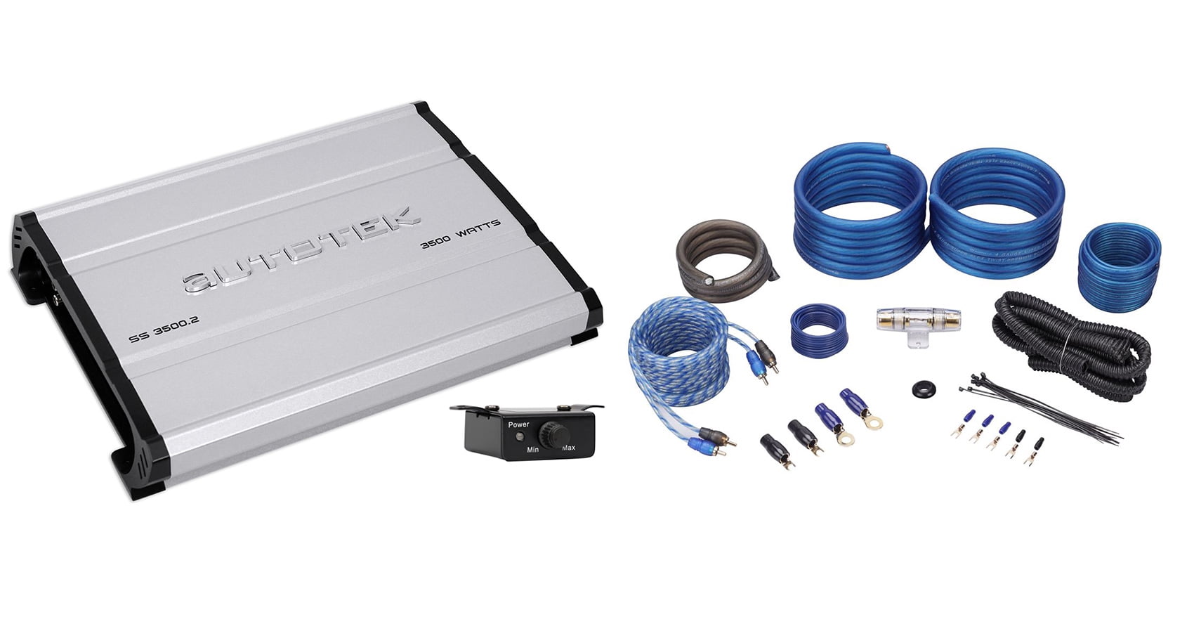 Autotek SS3500.2 Super Sport 3500 Watt 2-Channel Car Amplifier Class A ...