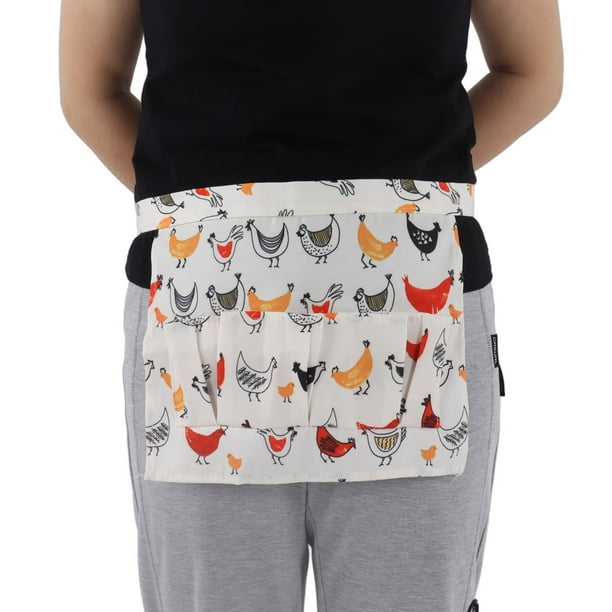 Egg Collection Apron, Thick Wearable 3 Pockets Hands Free Eggs ...