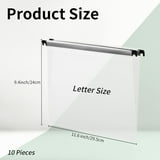 Letter Size Clear Hanging File Folders Hanging Document Folder Plastic ...