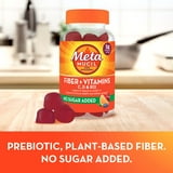 Metamucil Fiber + Vitamins Daily Gummies, Sugar-Free Digestive Health ...